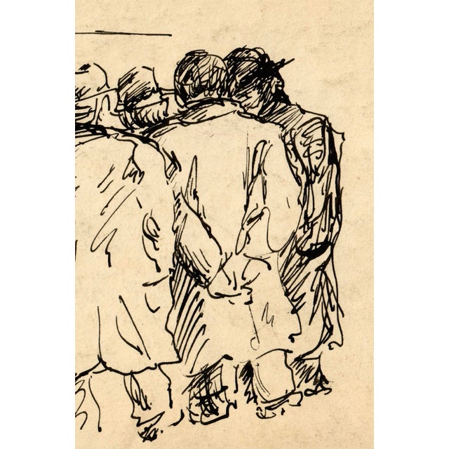 Milnes Levick Original Pen & Ink C.1920 | Chairish