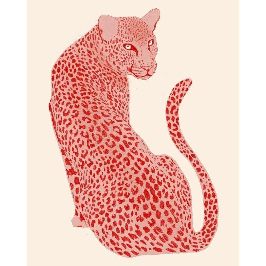 Leopard Original Abstract Large Acrylic Canvas Painting | Chairish