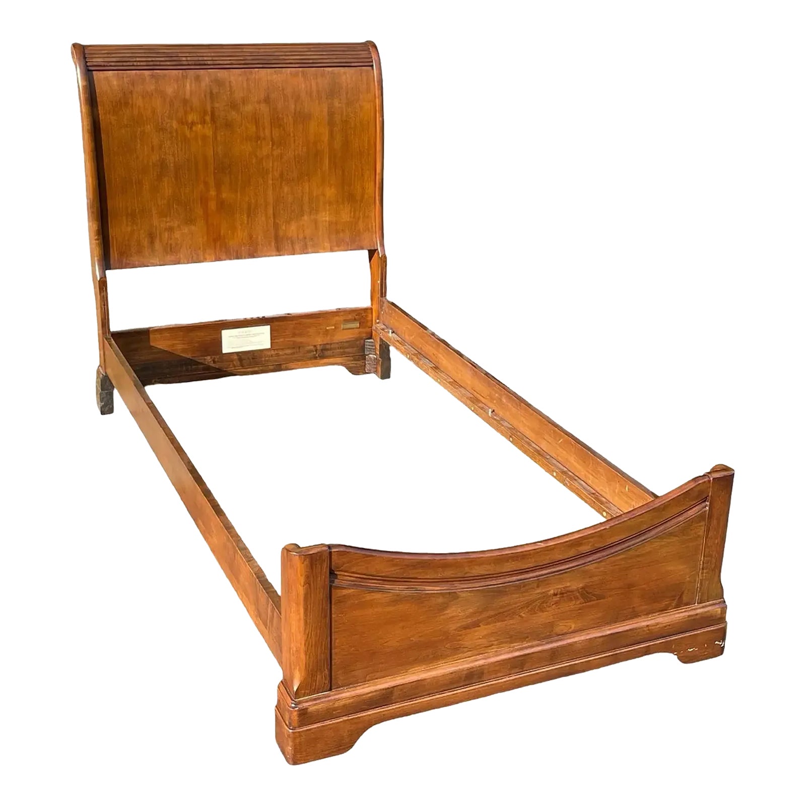 1990s Stickley Antiquities Collection Solid Cherry Twin Bed Frame ...