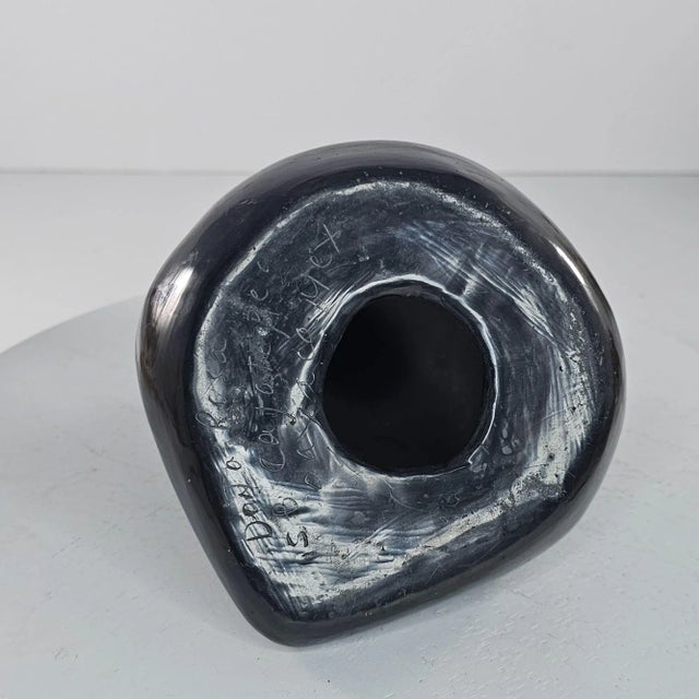 Mid 20th Century Dona Rosa Signed Oaxaca Black Clay Woman Figurine ...