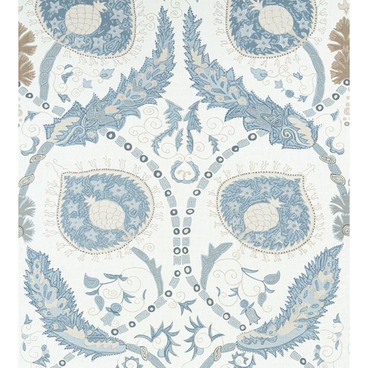 Lewis Fabric - Sky Blue - Sample | Chairish