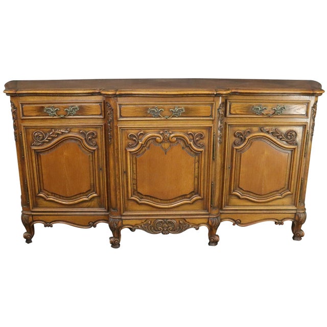 Sideboard Louis XV Rococo French Vintage 1950 | Chairish