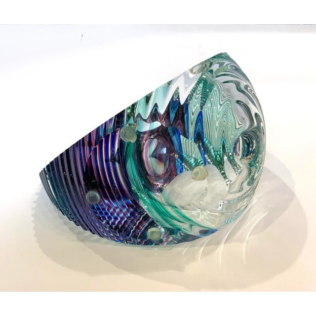 1980s Kit Karbler Glass Sculpture | Chairish