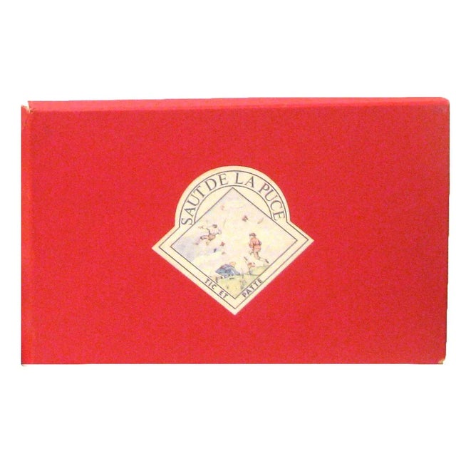 Vintage French Game Board & Box | Chairish