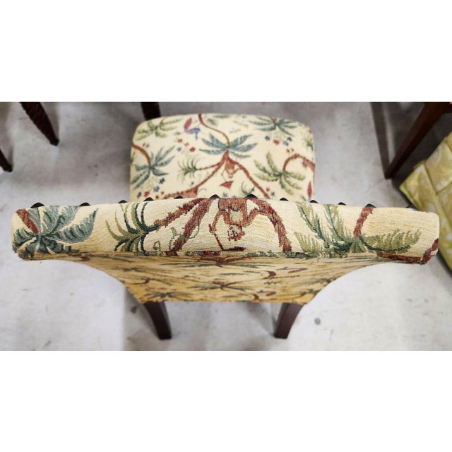 Tropical Jungle Dining Chairs Set of 8 | Chairish