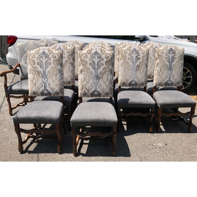 Set of 8 Ambella Home Collection Florence Dining Chairs | Chairish