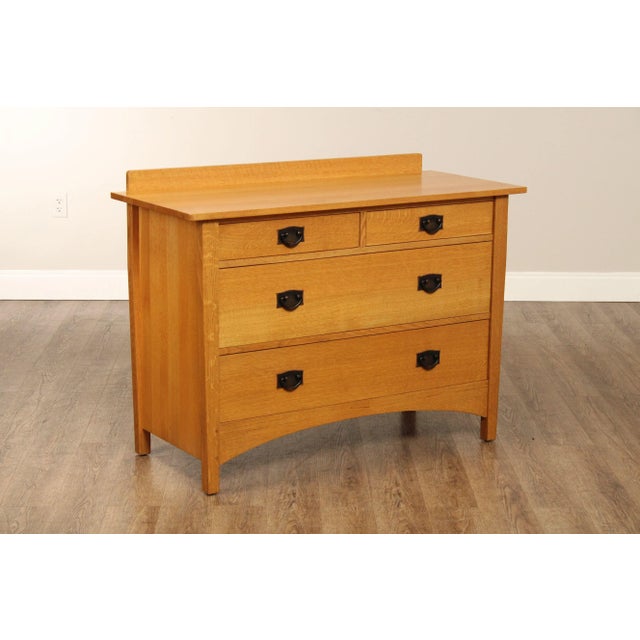 Stickley Mission Collection Harvey Ellis Single Oak Dresser | Chairish