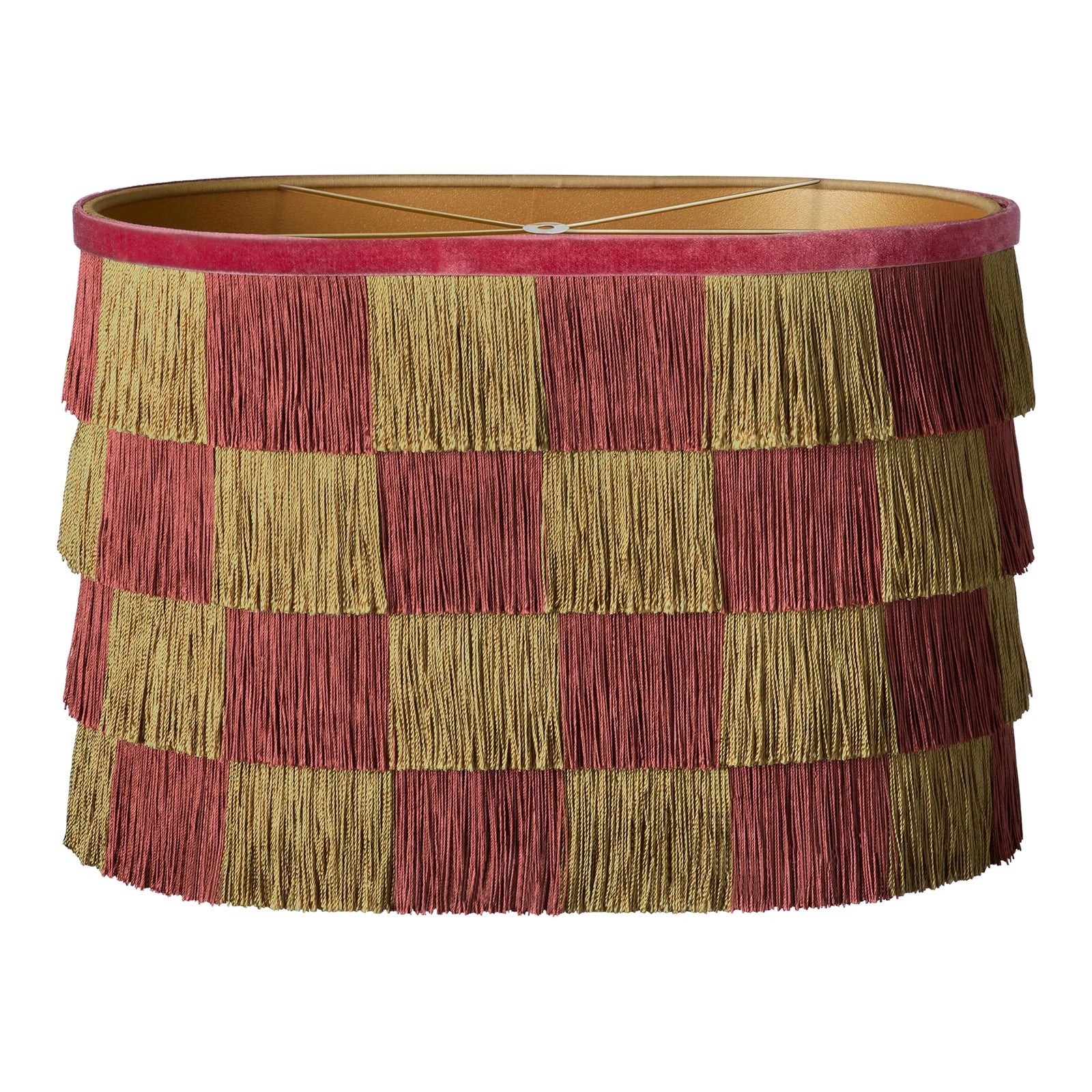 Palais Lampshade Giselle Olive & Rosewood | Chairish