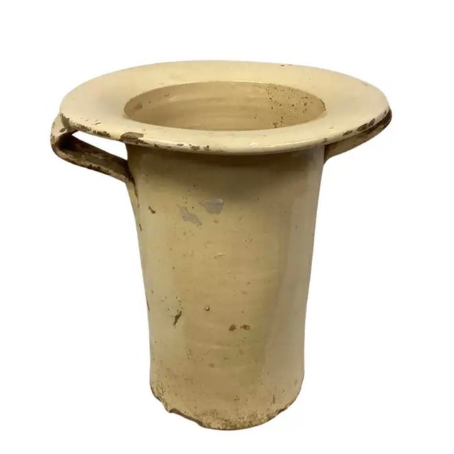 Large 65019th Century Italian Chiminea Preserve Pot #10 | Chairish