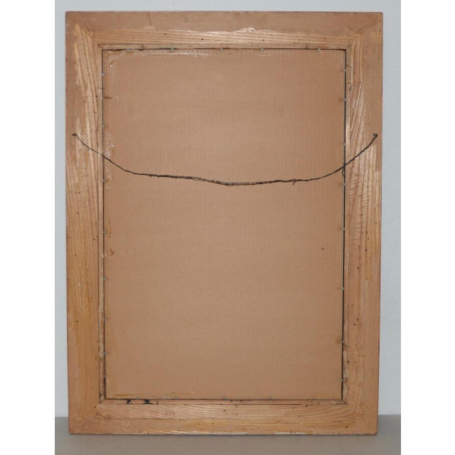 Ken Reid Mid Century Modern Figural Abstract Oil Painting C.1957 | Chairish