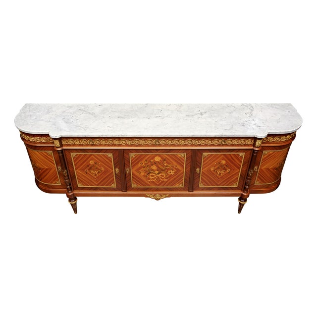 Antique Louis XVI French Grand Buffet Enfilade | Chairish