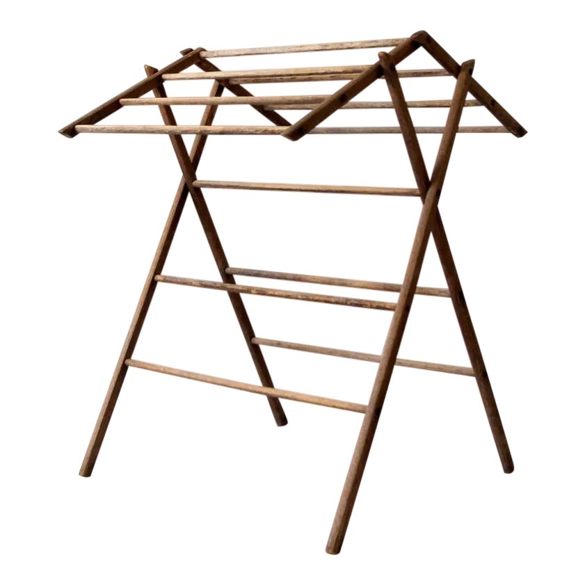 Antique Drying Rack | Chairish
