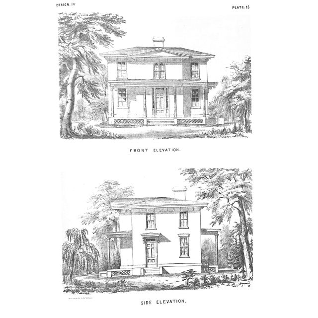 "The Architect Vol. 1 & 2" 1976 Ranlett, William H. | Chairish