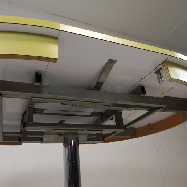 Vintage Extendable Round Dining Table, 1970s | Chairish