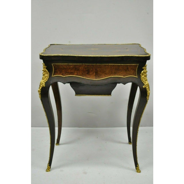 19th Maison Alphonse Giroux Paris Louis XV Side Table | Chairish
