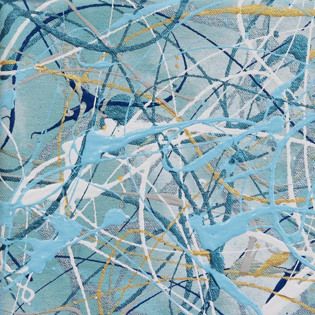 Sea Breeze 1 - Unique Expressionist Action Painting Original Artwork by ...