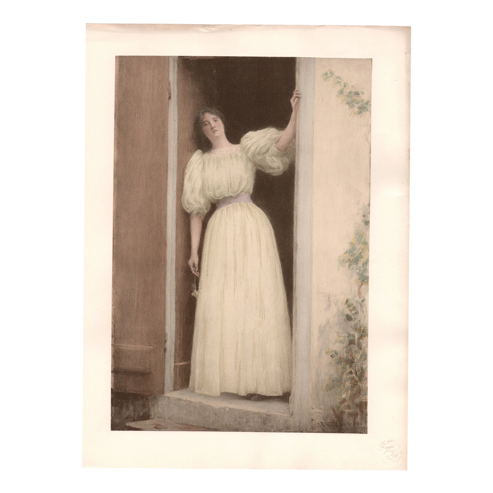 Raphael Collin, Le Départ, 1899, Original Lithograph | Chairish