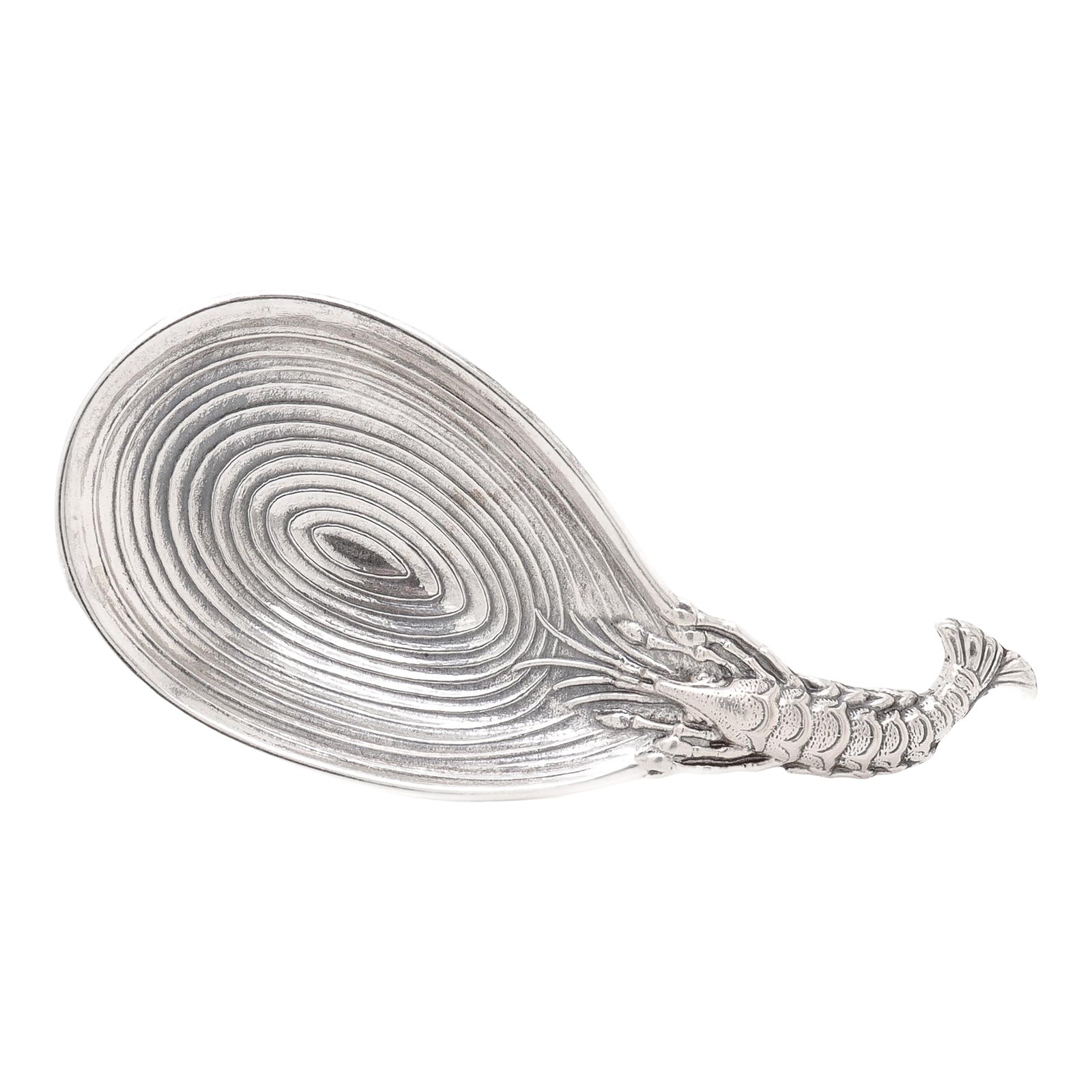 Vintage Buccellati Sterling Silver Ponza Tea Caddy Spoon With Lobster ...