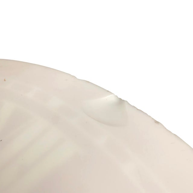 Large 19th Century Glass Clock Face | Chairish