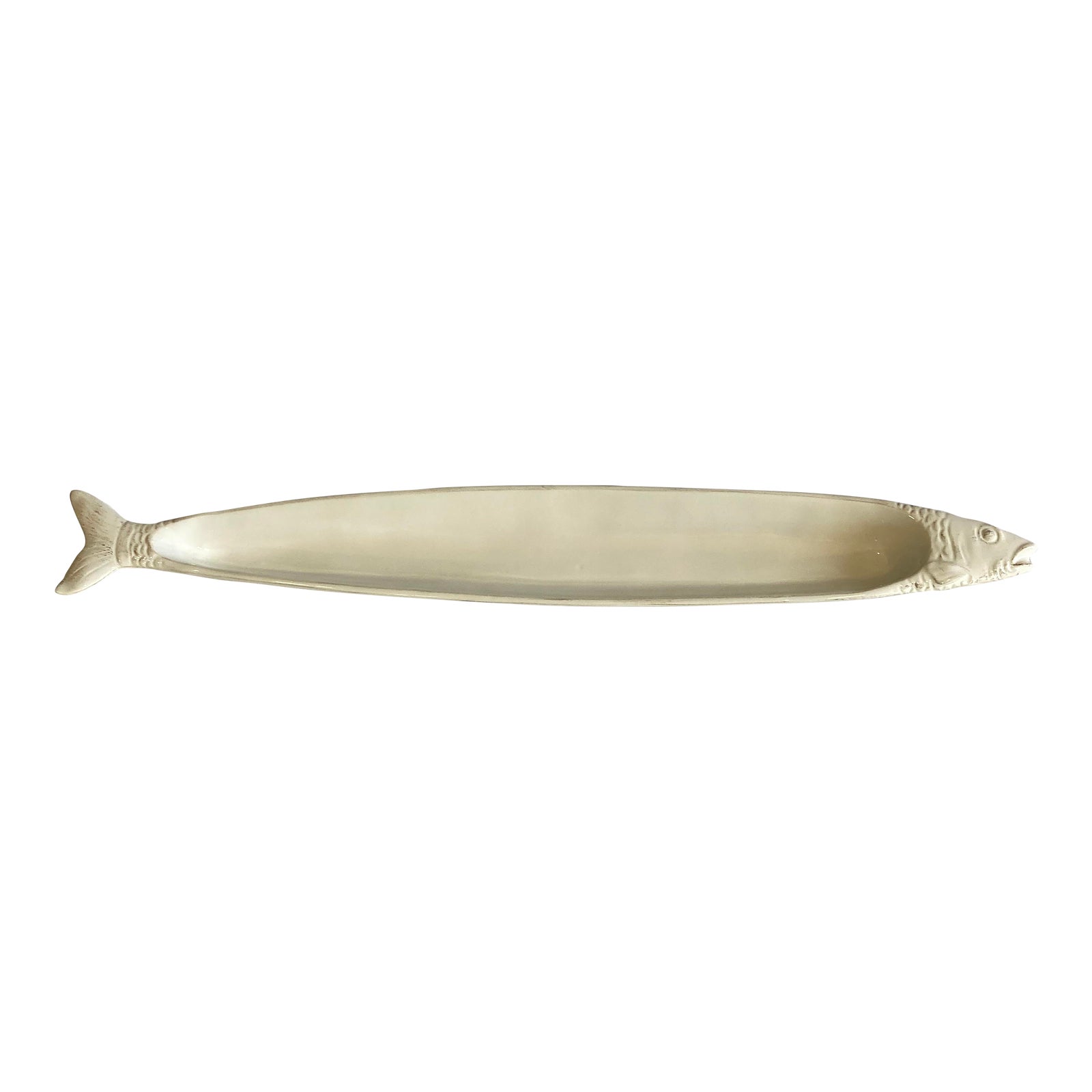 Vintage Fish Shaped Olive Serving Dish | Chairish