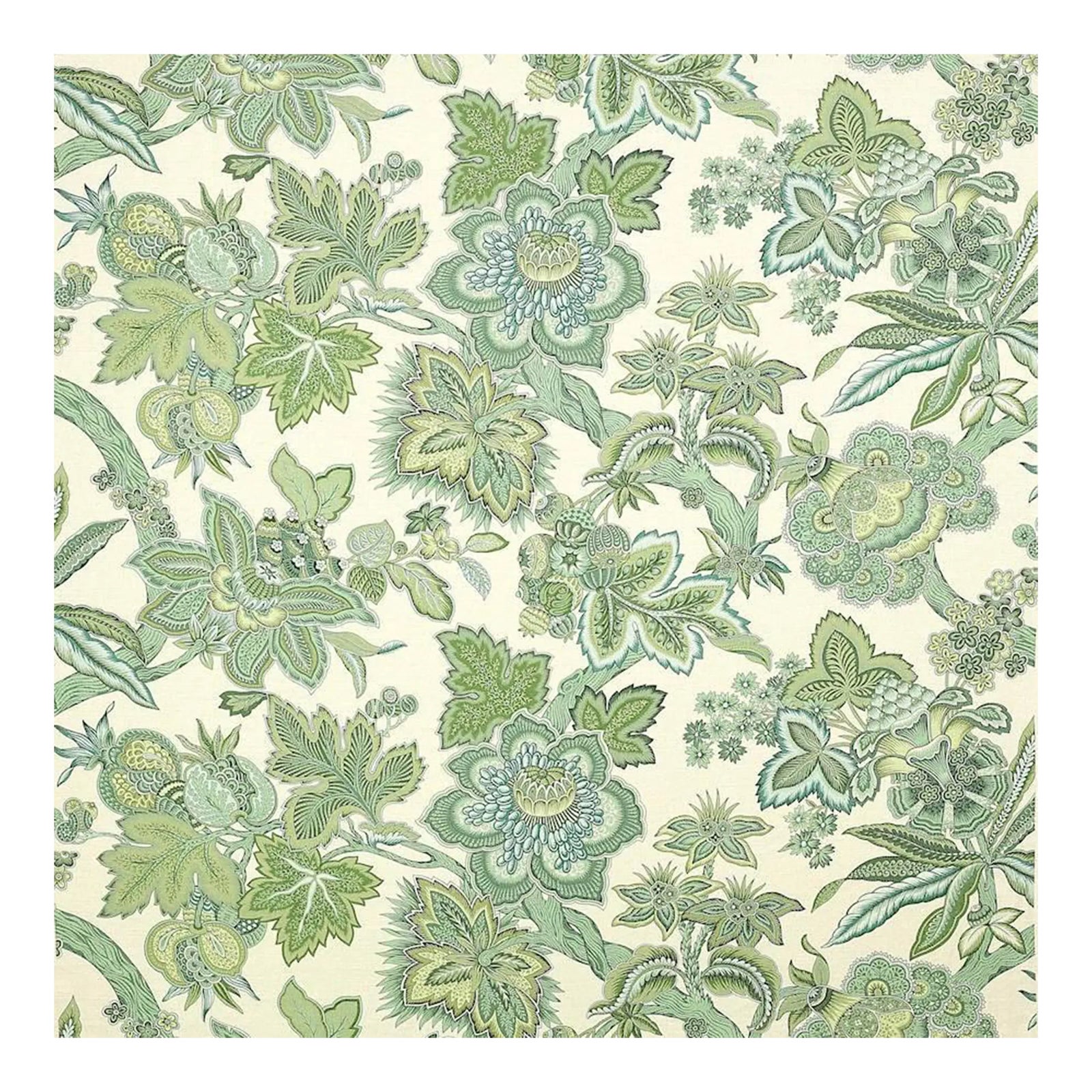 14 Yards Manuel Canovas Mysore in Jade | Chairish