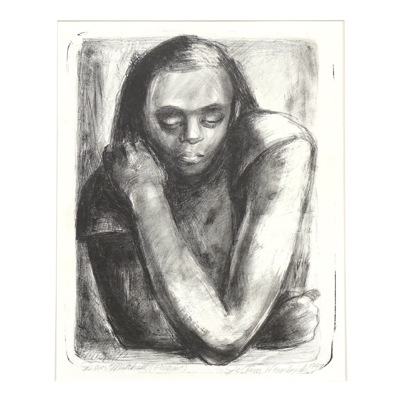 Mid Century Portrait of Abstract Expressionist Artist Joan Mitchell by ...