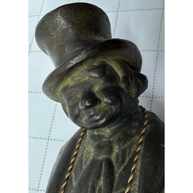 Early 1900s Antique Bronze Charles Dickens Oliver Twist Artful Dodger ...