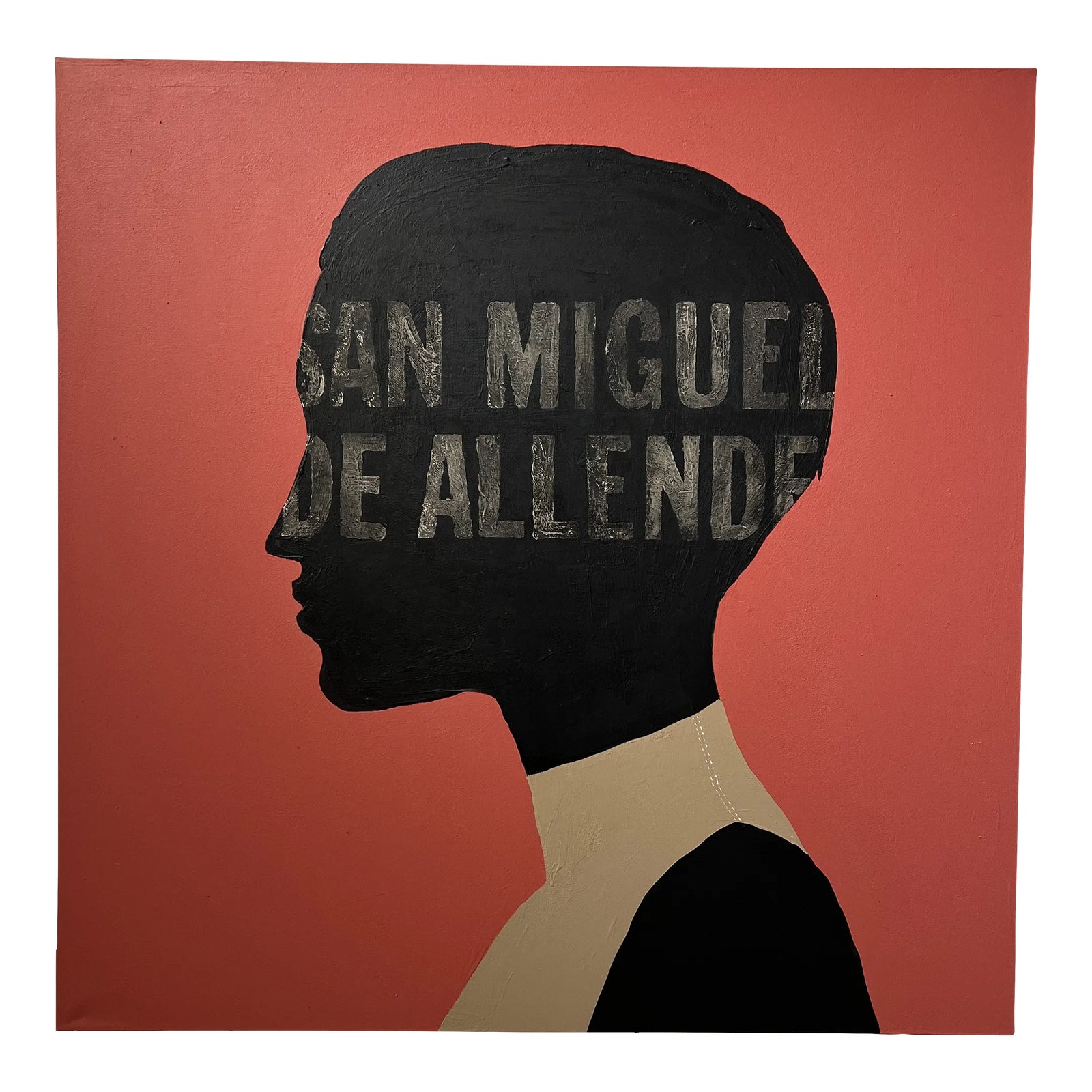 "San Miguel Sun" Contemporary Original Abstract Portrait Painting by Jo ...