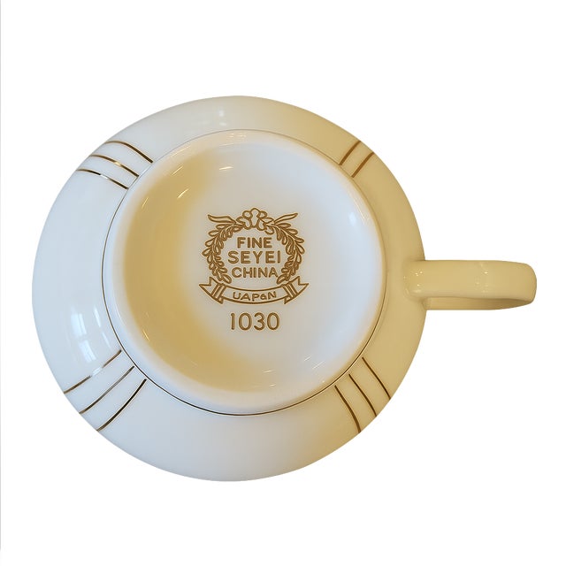 1950s Seyei Fine China Tea Set- 17 Pieces | Chairish