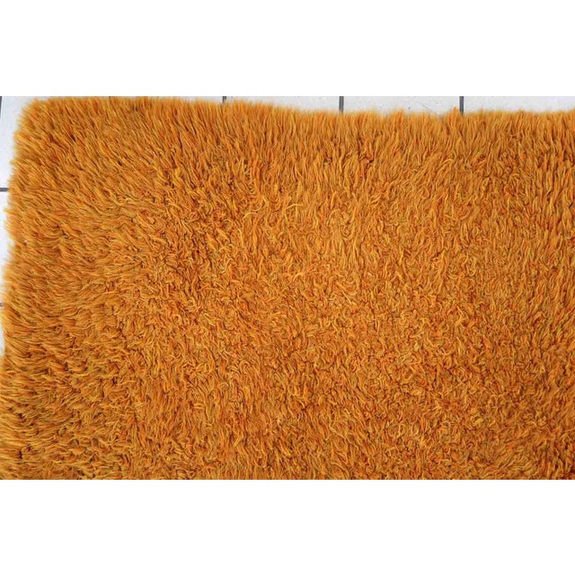 1960s Vintage Handmade Swedish Shag Rug | Chairish