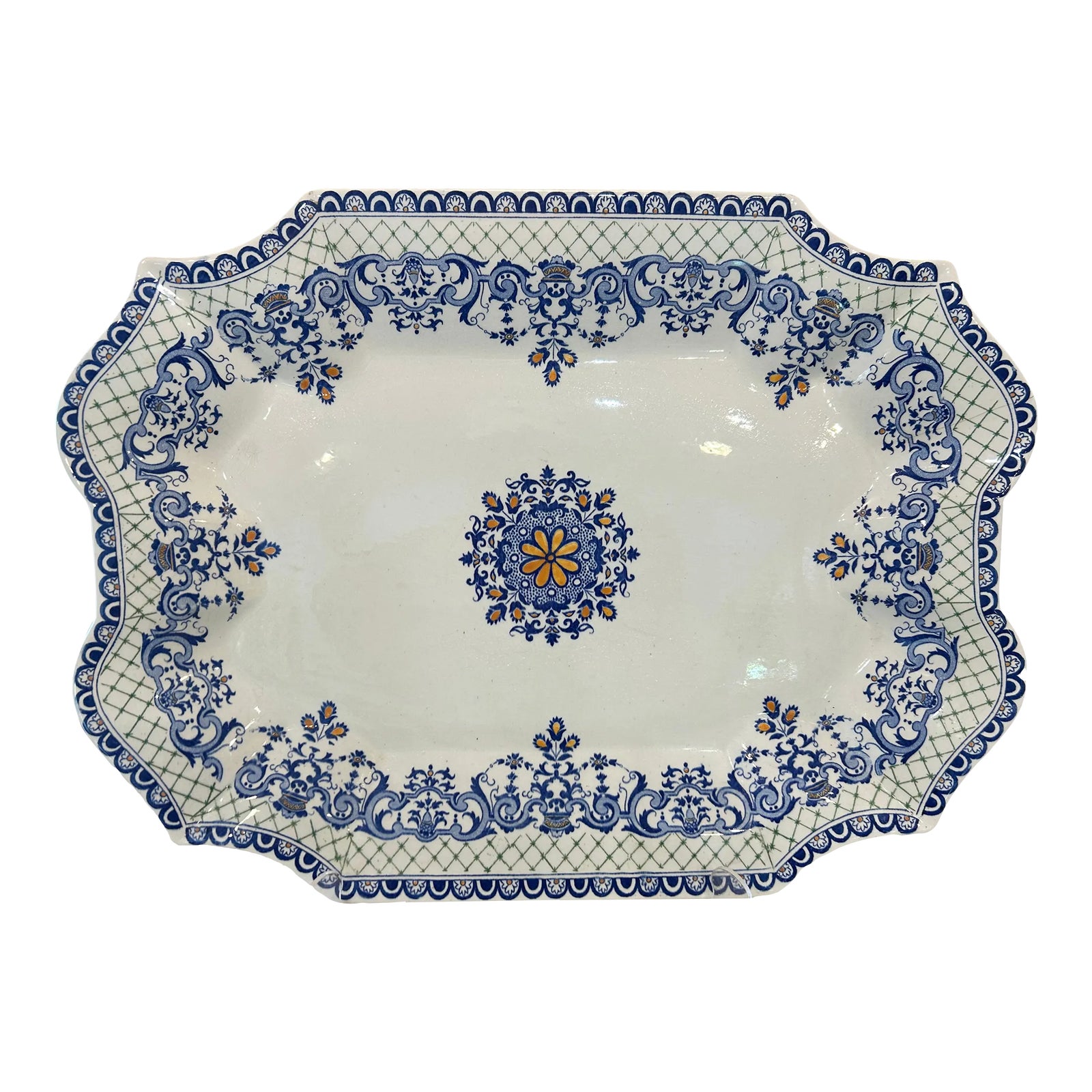 Vintage Gien Platter | Chairish