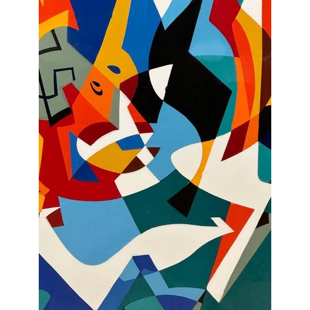 Abstract Lithograph by Richard Proctor | Chairish