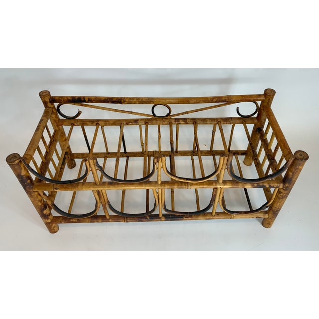 Vintage Bamboo Wine Rack | Chairish
