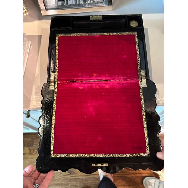 Antique English Writing Box Circa 1850 | Chairish