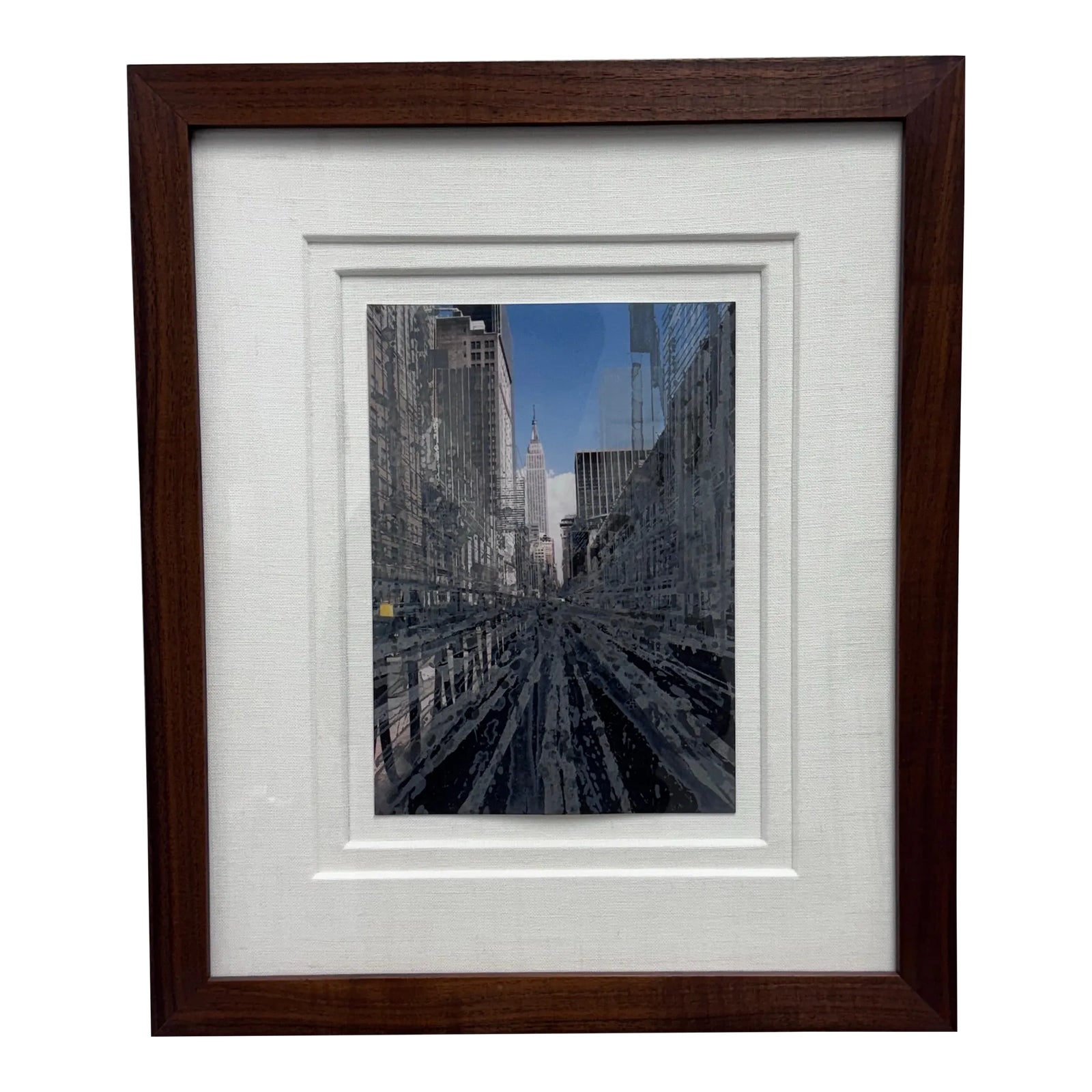 Gottfried Salzmann Empire State Building Photo Etching 23 of 50 | Chairish