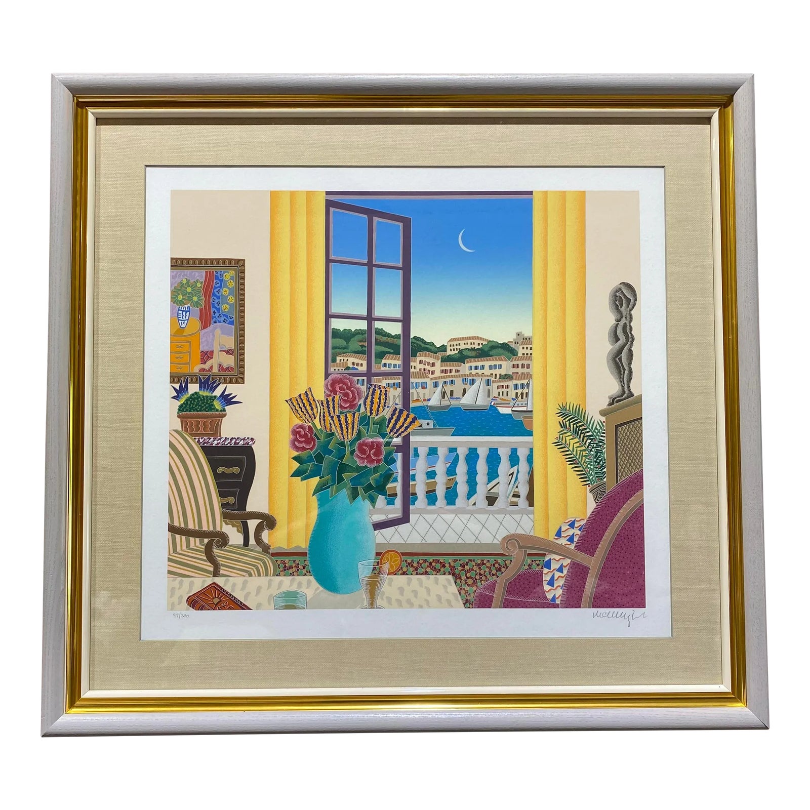 Thomas McKnight Serigraph Framed | Chairish