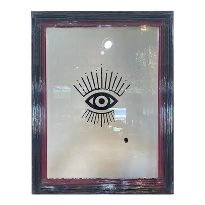 1970s B.Kızıltoprak Symbol Lithograph, Framed | Chairish