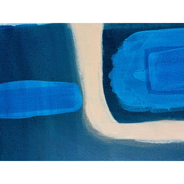 Pool Slide, Abstract Painting | Chairish