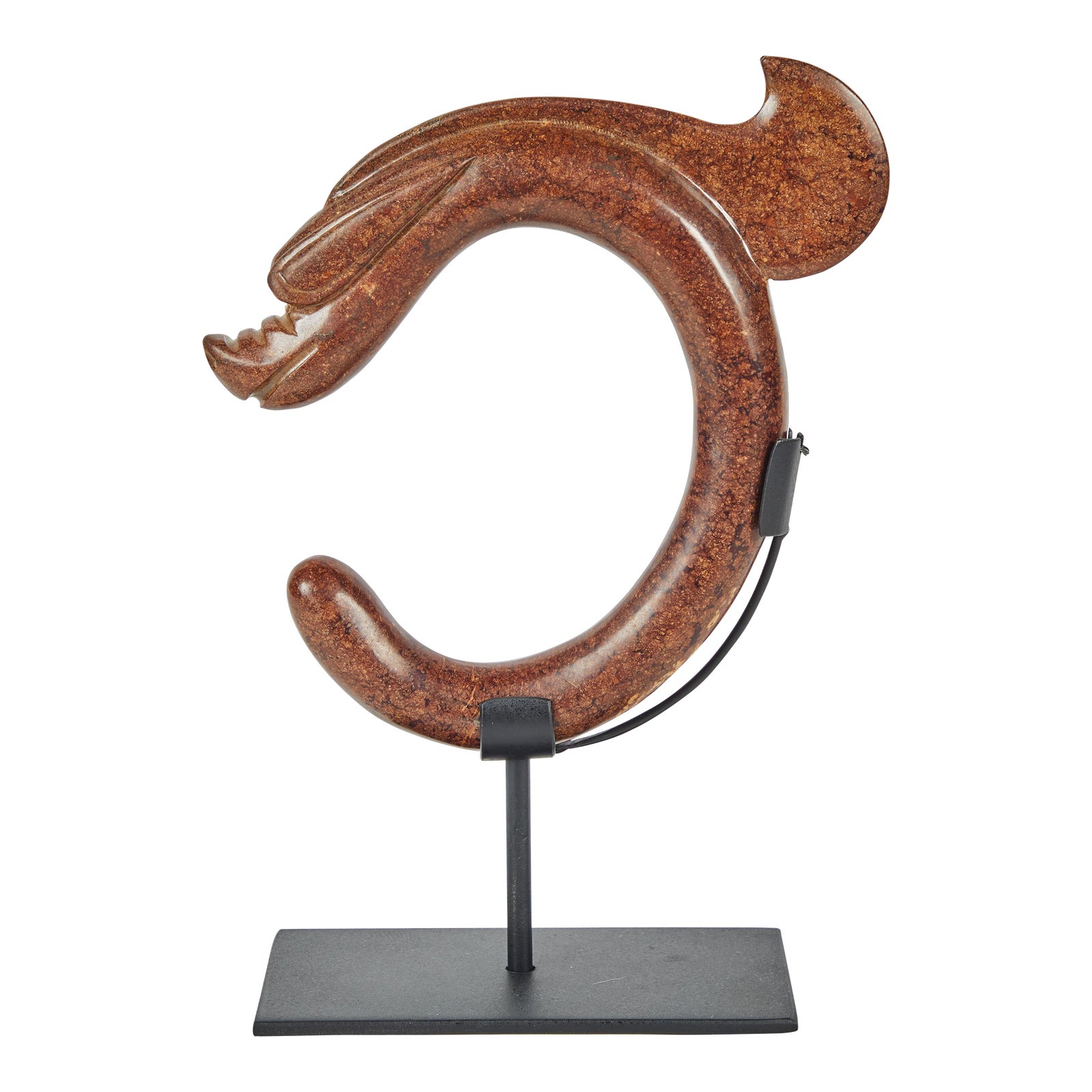 20th Century Jasper Dragon on Stand | Chairish