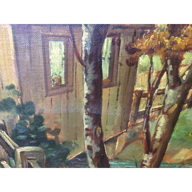 Mid-Century Oil Painting by Stan Mazur | Chairish