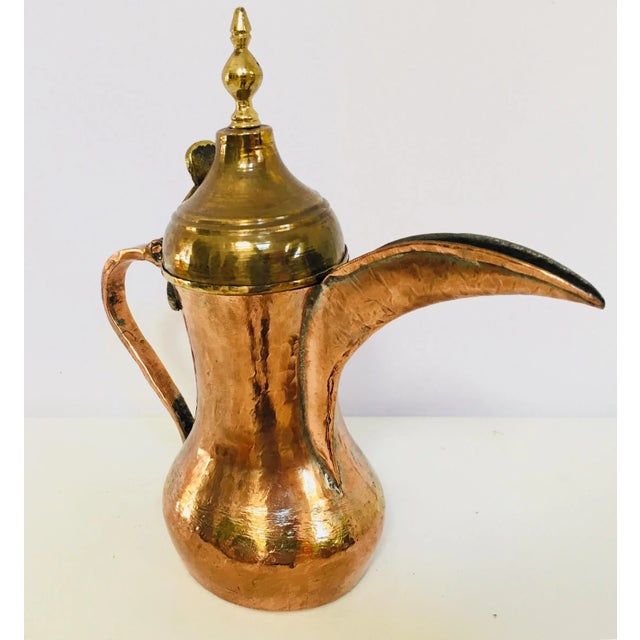 Middle Eastern Dallah Arabic Copper Coffee Pot | Chairish
