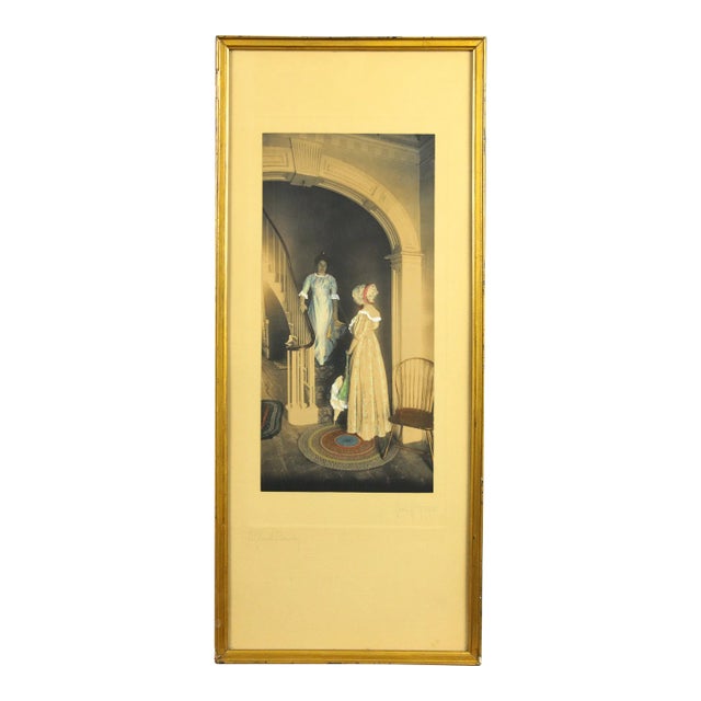 Early 20th Century Signed Charles R. Higgins Colored Photograph "A ...