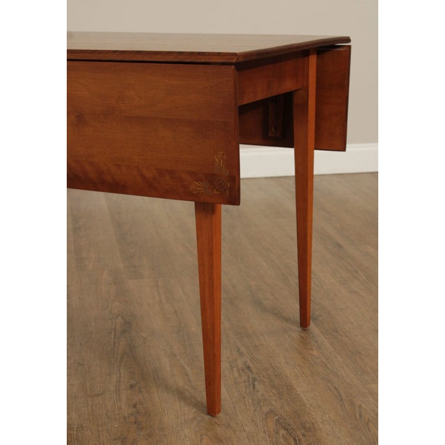 L. Hitchcock Vintage Maple Drop Leaf Dining Table | Chairish