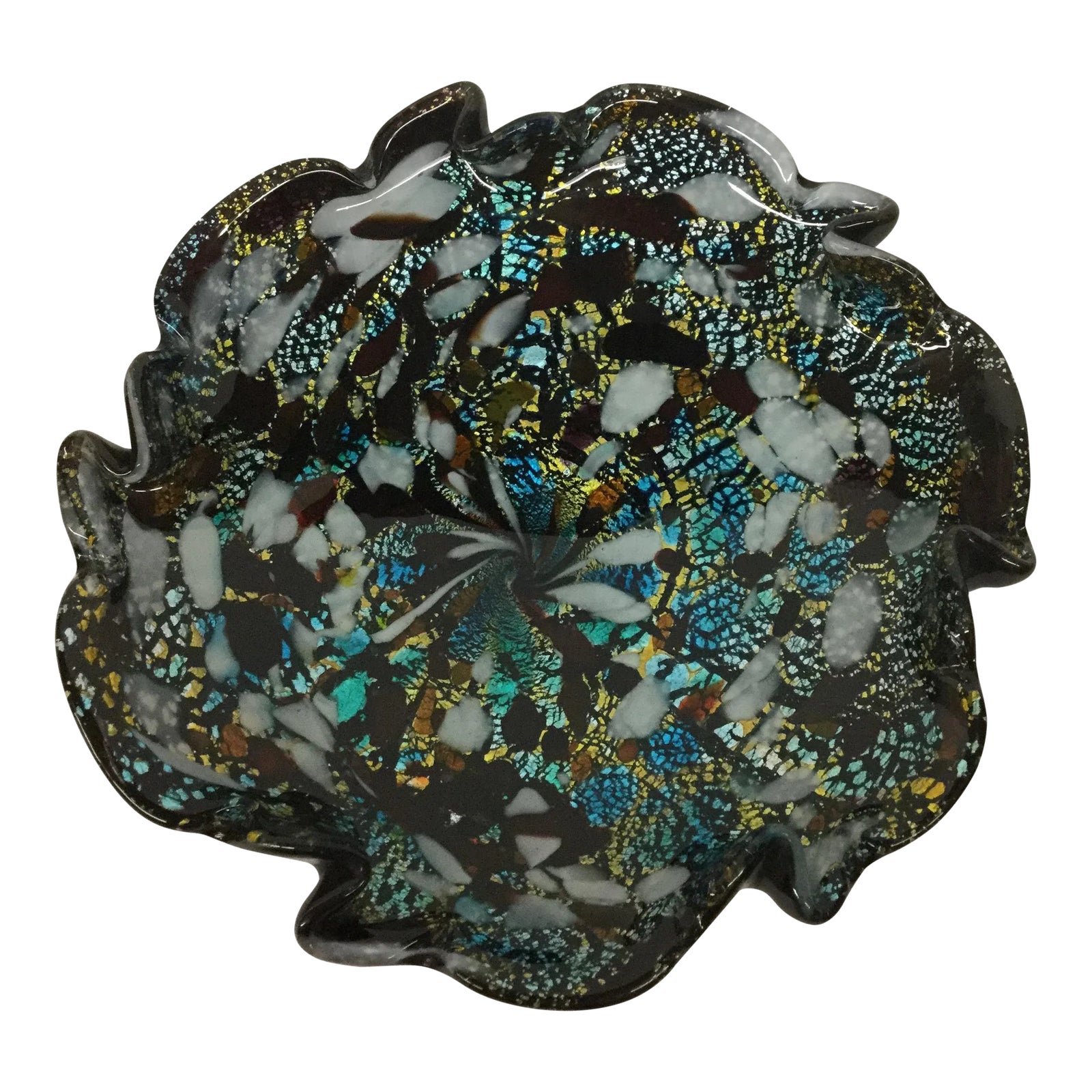 Artisan Hand Formed Glass Plate | Chairish