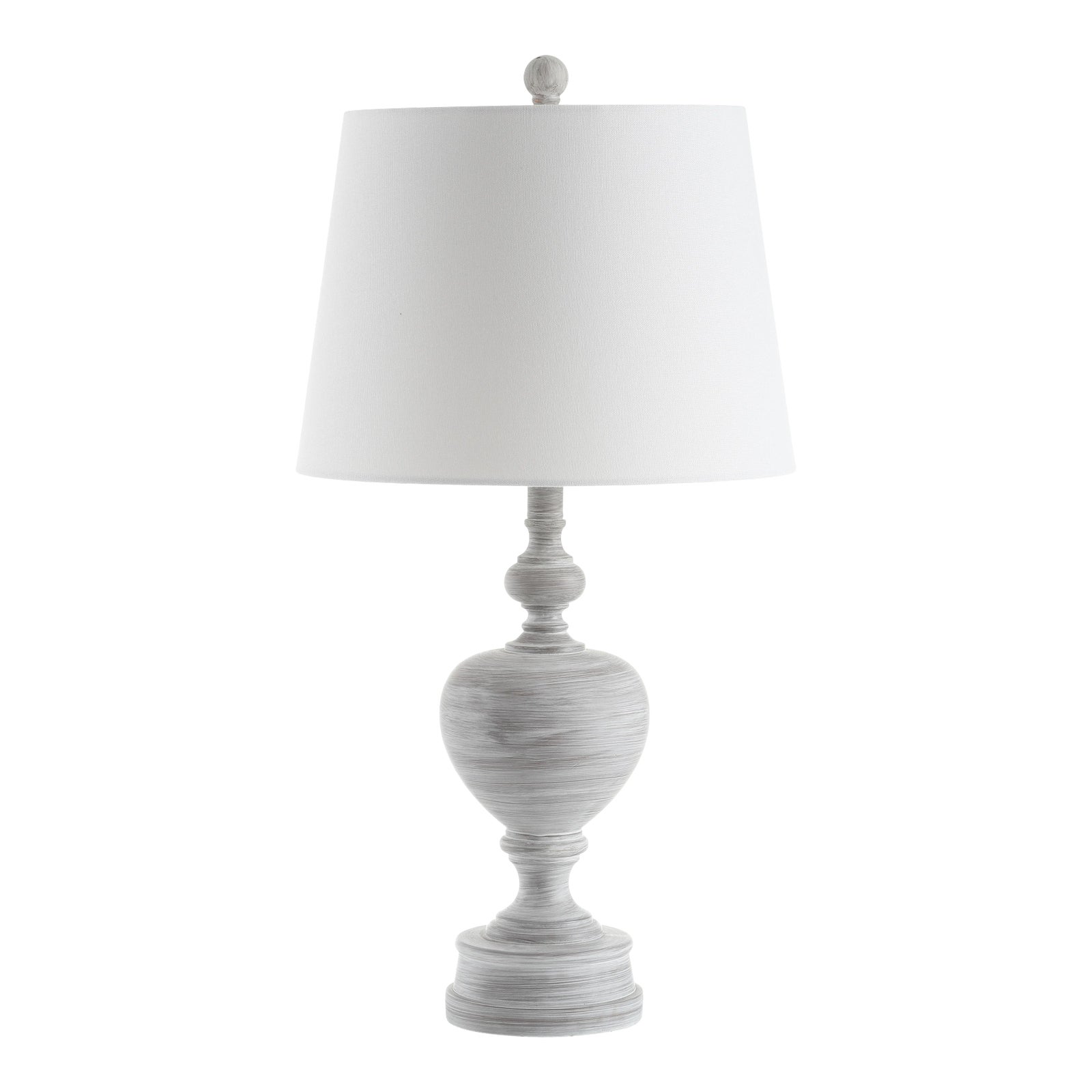 Sawyer Table Lamp in whitewash - a Pair | Chairish