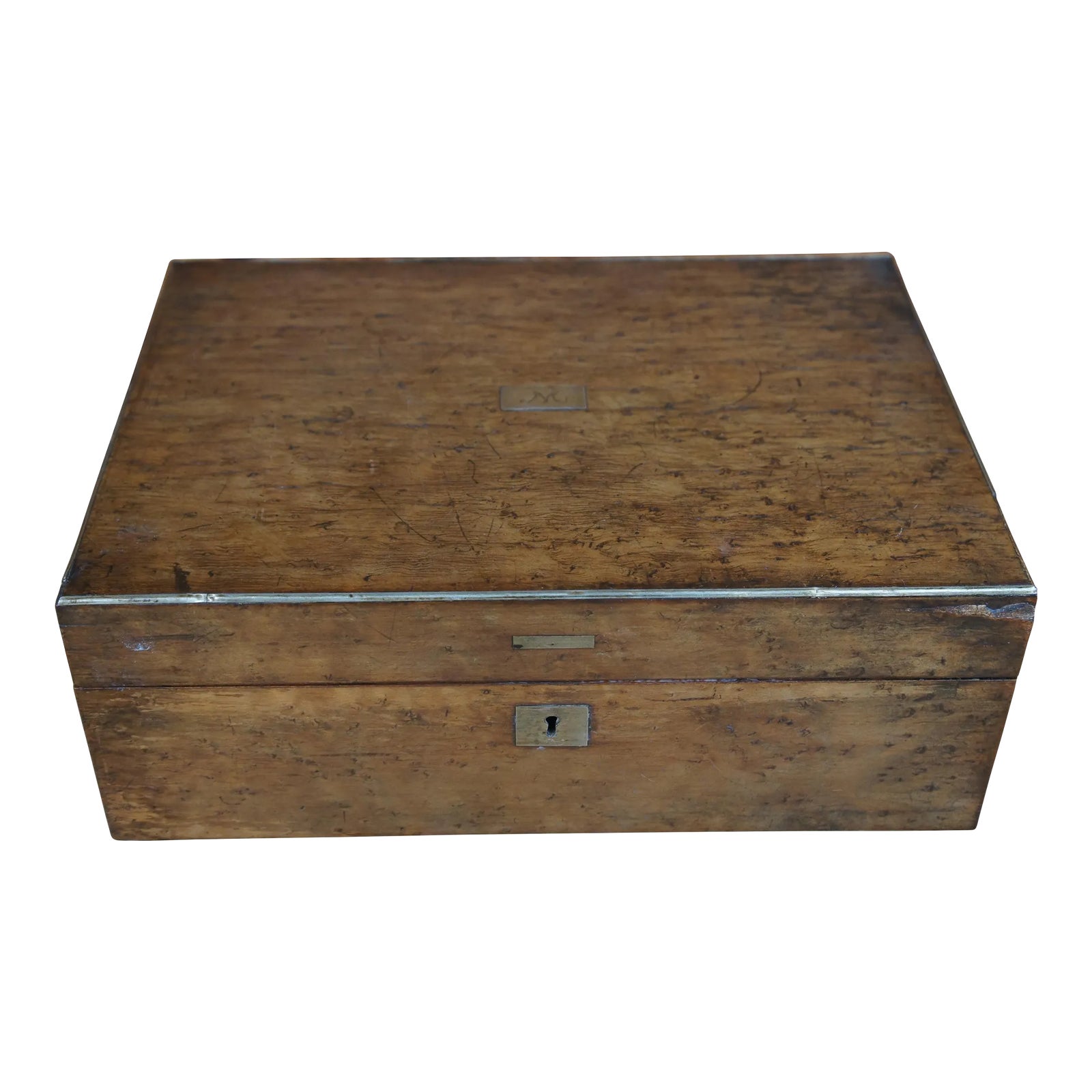 Antique 19th Century Victorian Birdseye Maple Traveling Writing Slope ...