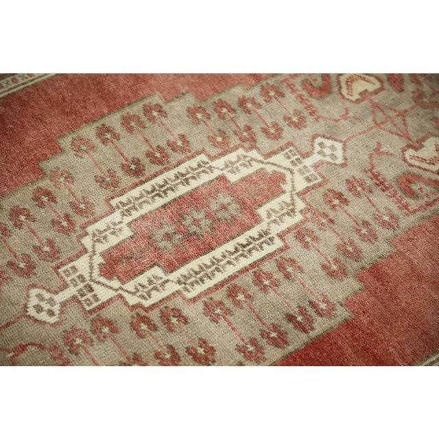 1960s Vintage Red & Brown Rug | Chairish
