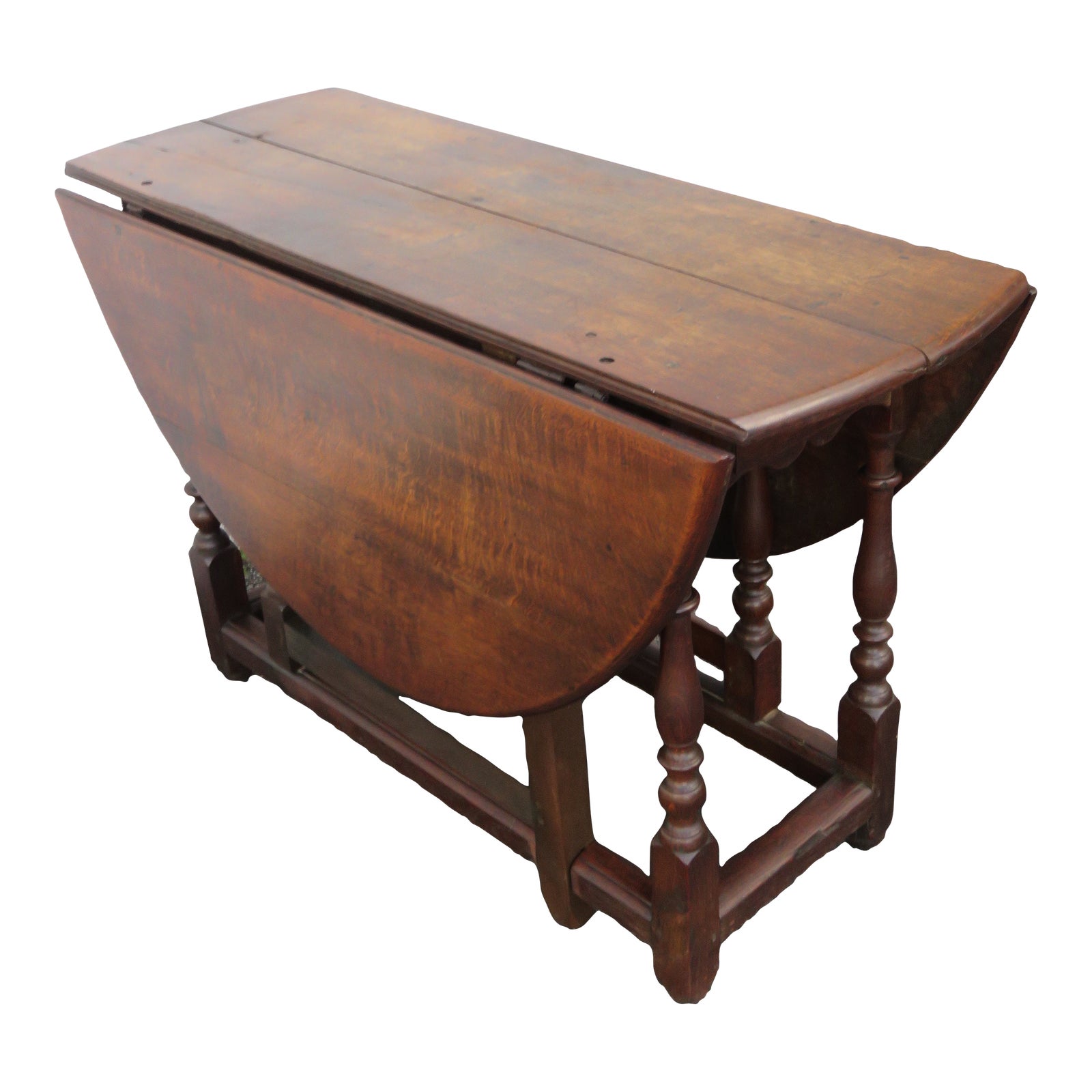 Victorian Late 1800s Drop Leaf Dining Dinette Table | Chairish