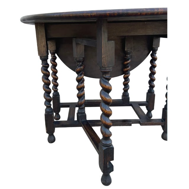 Late 19th Century English Gateleg Table | Chairish