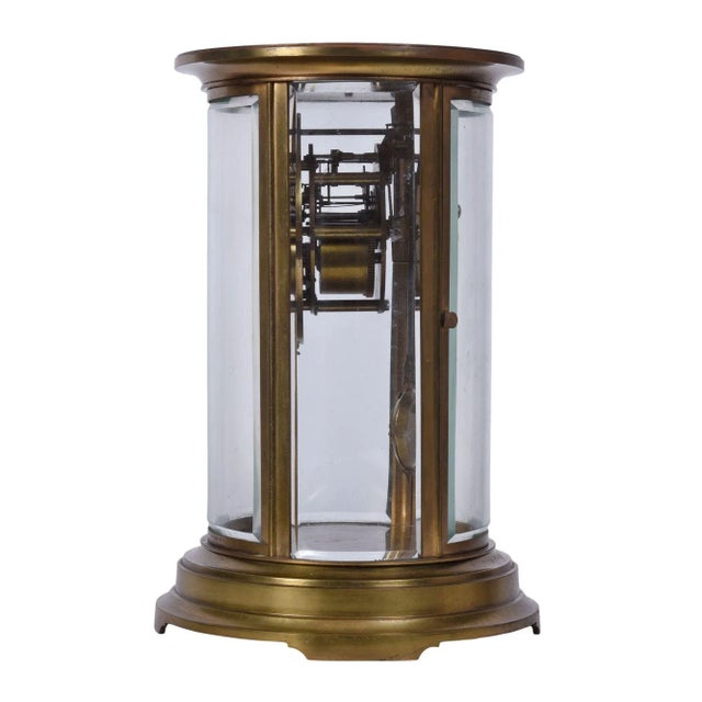 1915 Tiffany & Co Oval Crystal Palace Clock | Chairish
